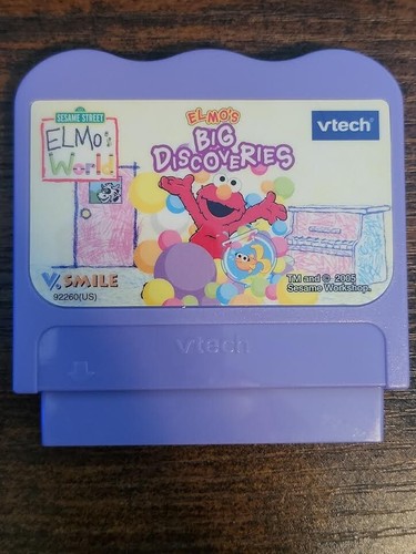 Vtech V.Smile Elmo's Big Discoveries Game Cartridge | eBay