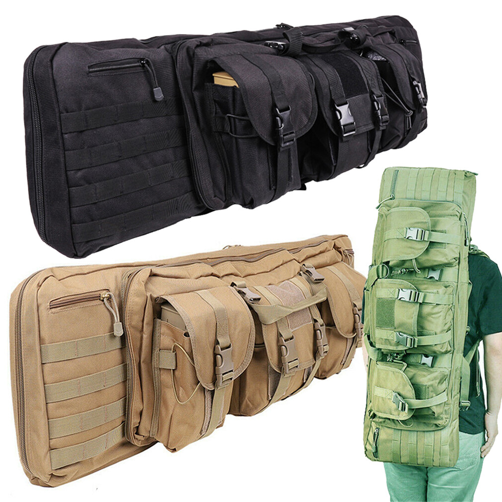 Tactical Bag Backpack Military Rifle Bag Gun Range Padded Soft Case ...