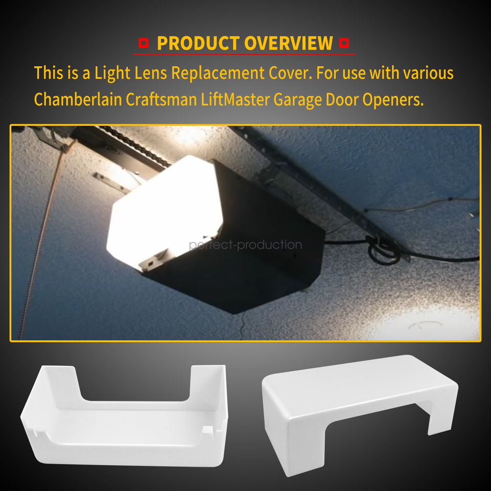 108D34 Garage Opener Light Lens Cover fits Chamberlain & Craftsman ...