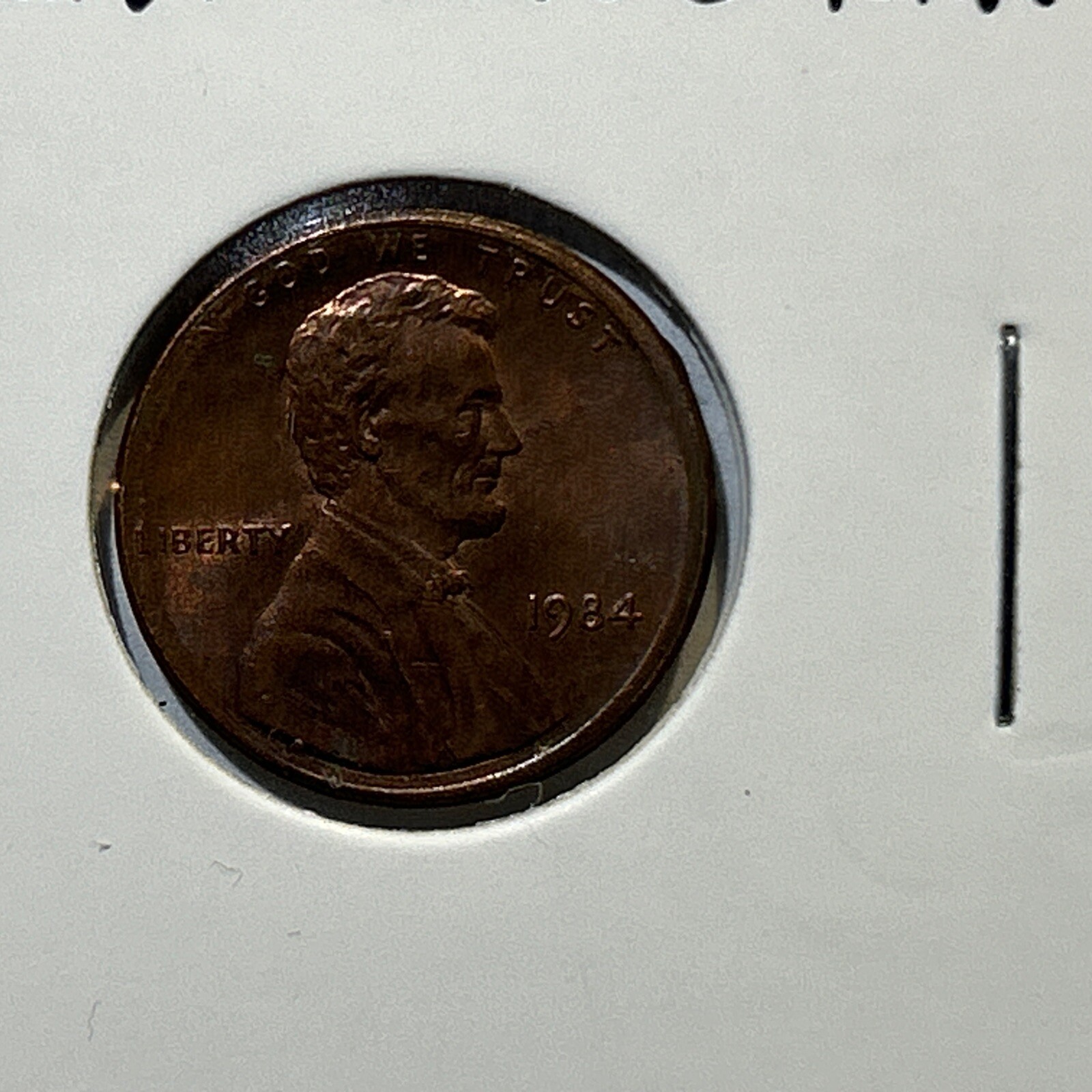 1984 Lincoln Penny Offset Die Rim Error Double Rim | eBay