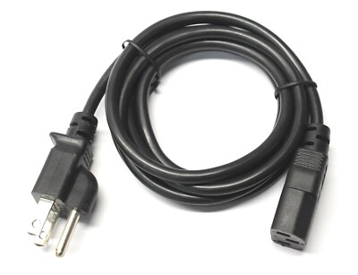 Power Cable Cord for Optoma Projector HD25E HD27 HD28DSE HD29 HD65 HD66 ...