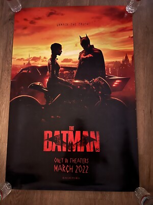 2022 The Batman Original double-sided Movie poster | eBay