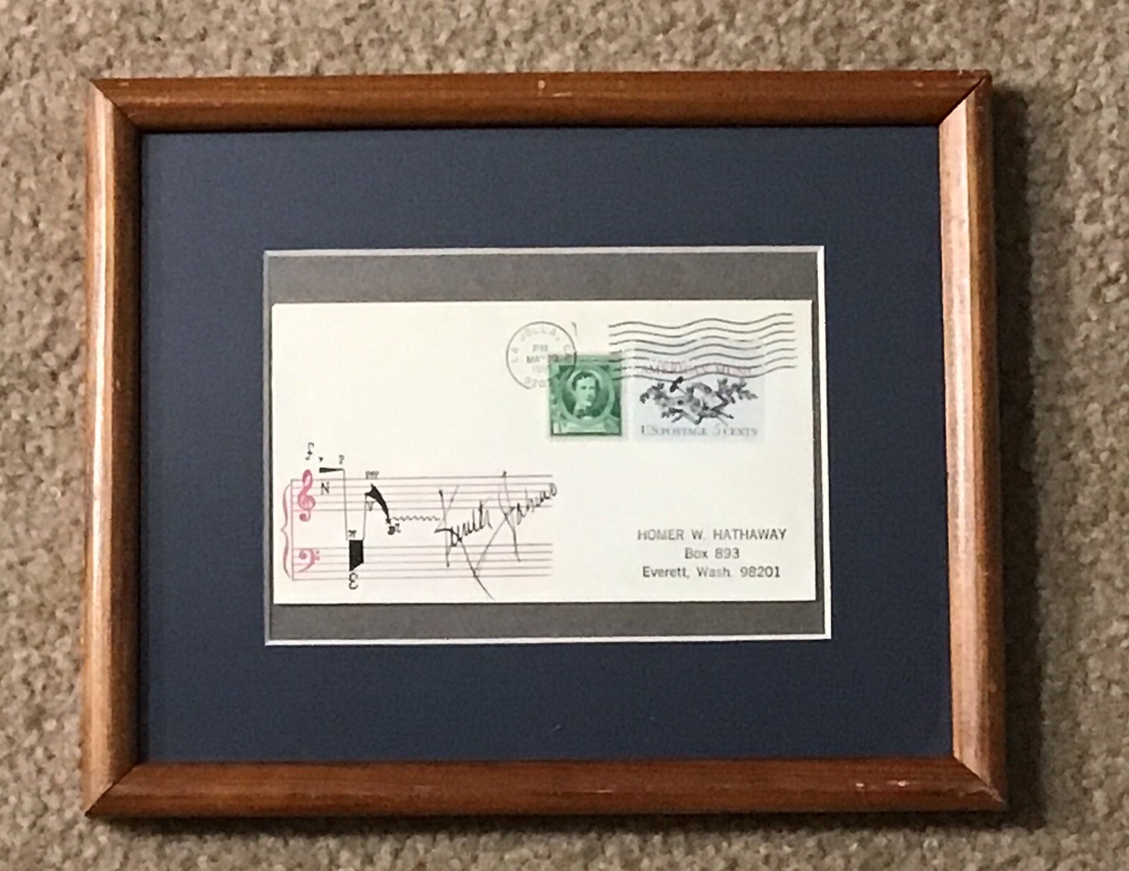 Rare Autograph of American Composer Kenneth Gaburo (1926-1993) | eBay