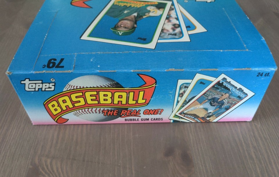 1989 Topps MLB Baseball The Real One Bubble Gum Cards Box 24 Sealed ...