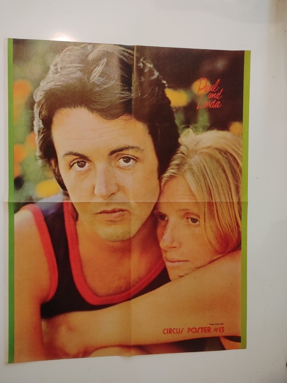1978 CIRCUS MAGAZINE POSTER #13 - PAUL & LINDA MCCARTNEY | eBay