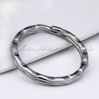 Quality Strong Steel Ripple Split Rings Key Rings Nickel Plated | eBay UK