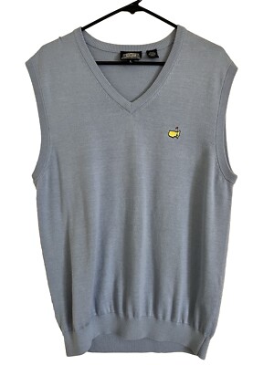 Masters Golf Clubhouse Collection Sweater Vest Mens Large Silk Cotton ...