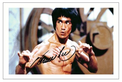 BRUCE LEE SIGNED AUTOGRAPH PHOTO PRINT | eBay