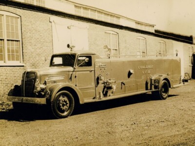 Hahn Fire Truck NEW METAL SIGN: Coaldale Volunteer Fire Dept ...
