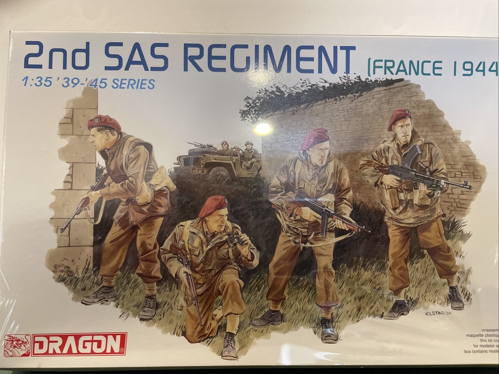 Dragon DML 2nd SAS Regiment France 1944. 1/35 Scale. New In Box ...