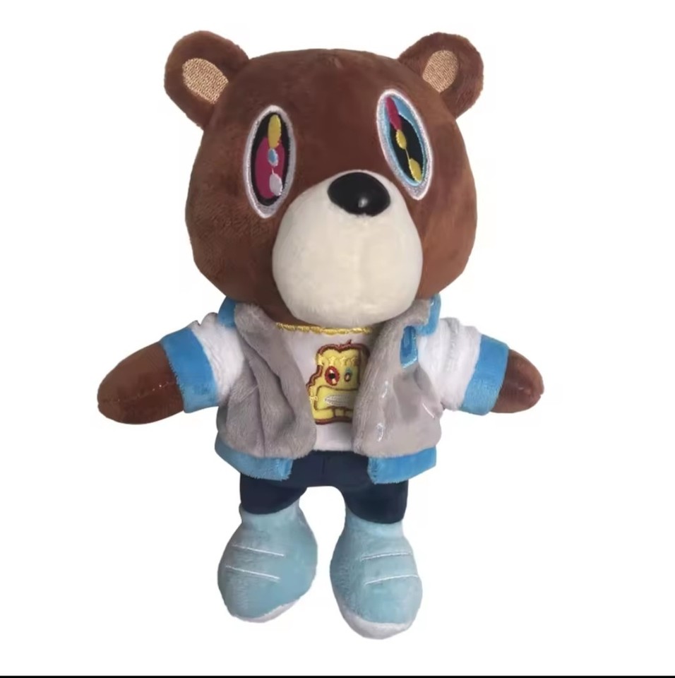 Teddy Bear Plush Kanye West Inspired Graduation College Dropout Album ...