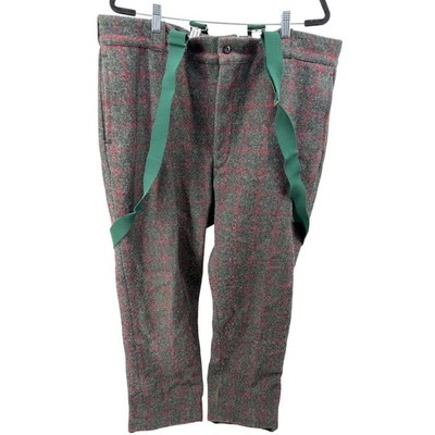 Vintage Johnson Woolen Mills Vermont Mens Adirondack Plaid Pants 42 ...