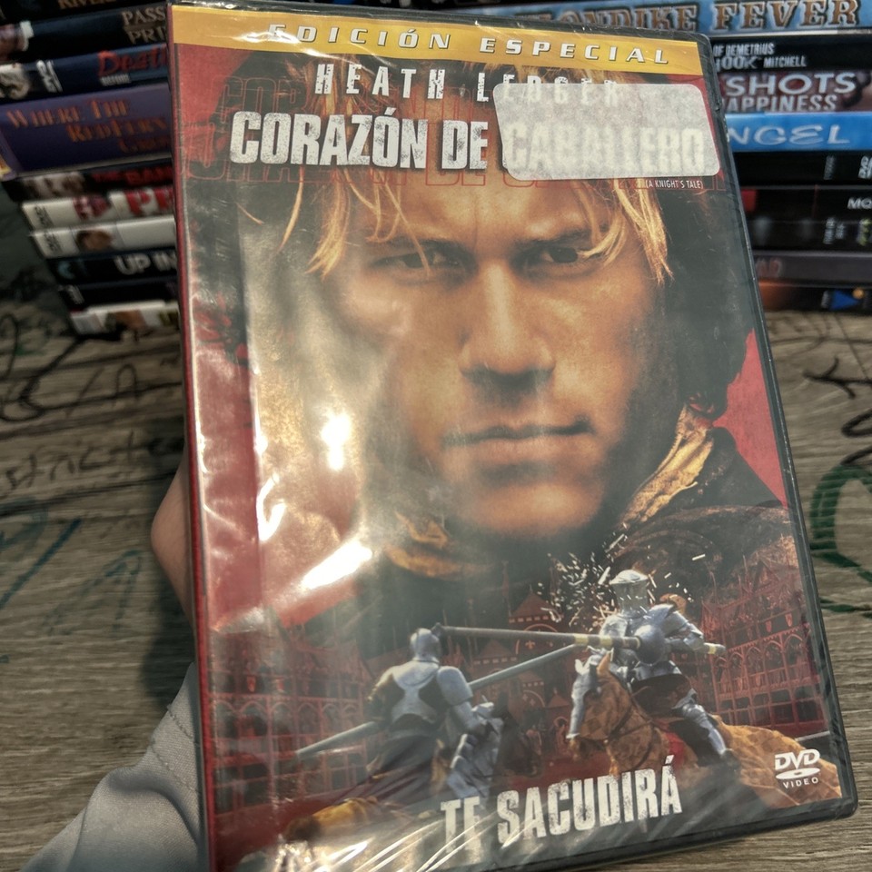 Corazon De Caballero - A Knight's Tale In Spanish DVD 2001 Heath Ledger ...