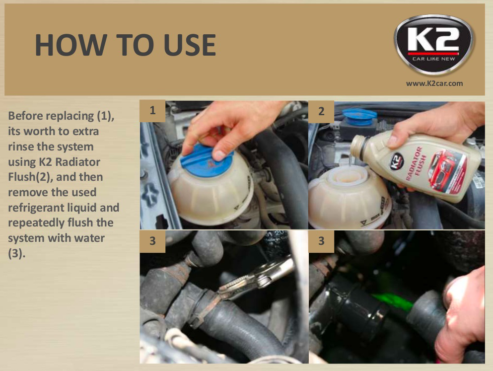 K2 Ready To Use RED Car Antifreeze Radiator Coolant Long Life G12/G12 ...