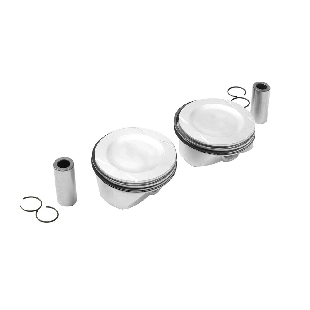 8PCS M157 5.5L Engine Pistons Rings Fits Mercedes-Benz C218 X218 W212 ...