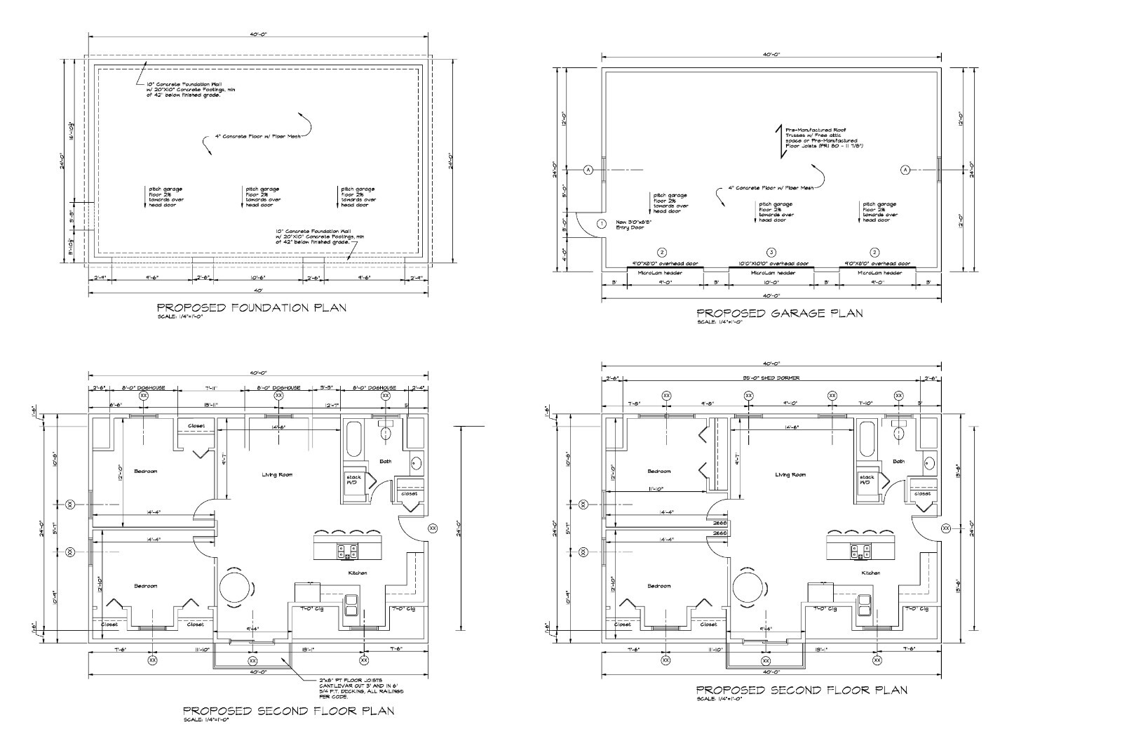 24X40 GARAGE PLAN APARTMENT ABOVE GAMBREL ROOF PLAN 18-2440-GMB-AP | eBay
