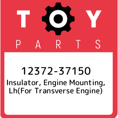 12372-37150 Toyota Insulator, engine mounting, lh(for transverse engine ...