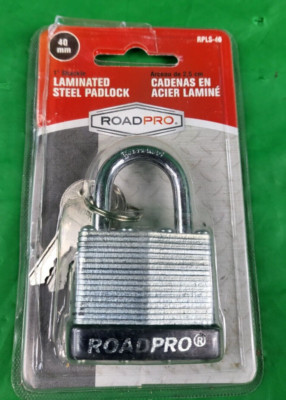 Padlock *New* 40mm - RoadPro Guard & 2 Keys RPLS-40 | eBay
