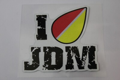 I Love JDM Decal Sticker Vinyl for Nissan Mazda Toyota Mitsubishi Honda ...