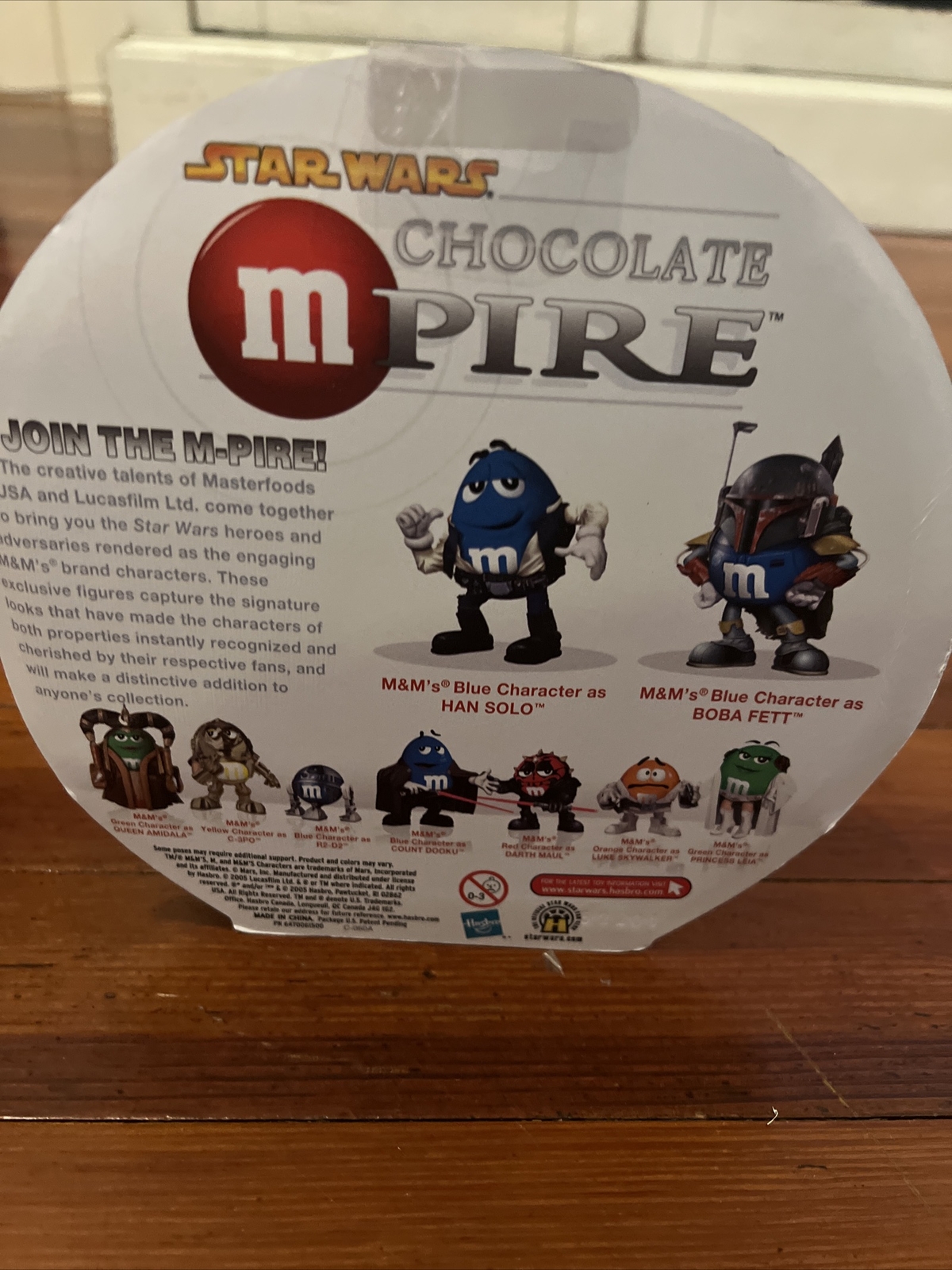 Star Wars M&Ms Chocolate Mpire Han Solo & Boba Fett New in Package ...