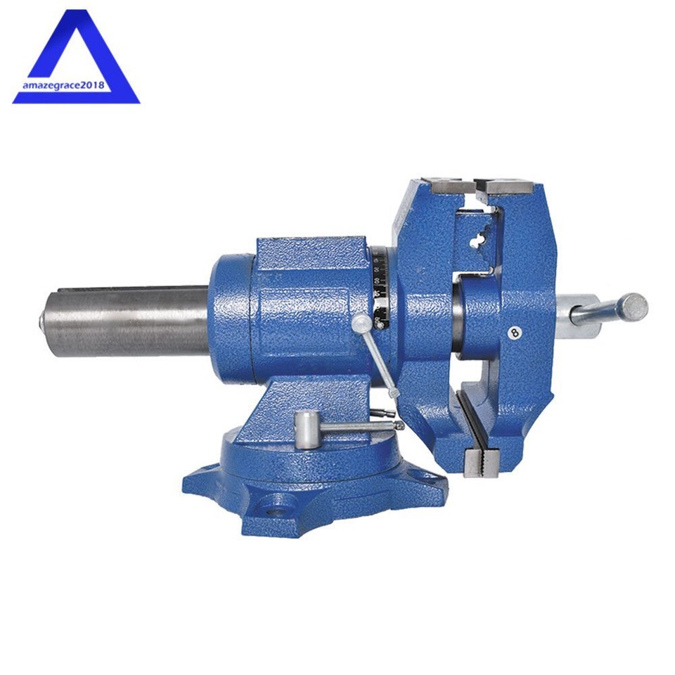 5Inch Heavy Duty Swivel Multi-Purpose Rotating Bench Vise 360 Degrees ...