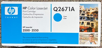 HP 309A (Q2671A) Cyan Toner Cartridge 3500/3550 SEALED | eBay