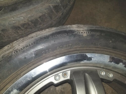 TOYOTA SUPRA NISSAN 240SX CELICA 5 LUG 17" RIMS + FREE TIRES 5 SPOKE ...