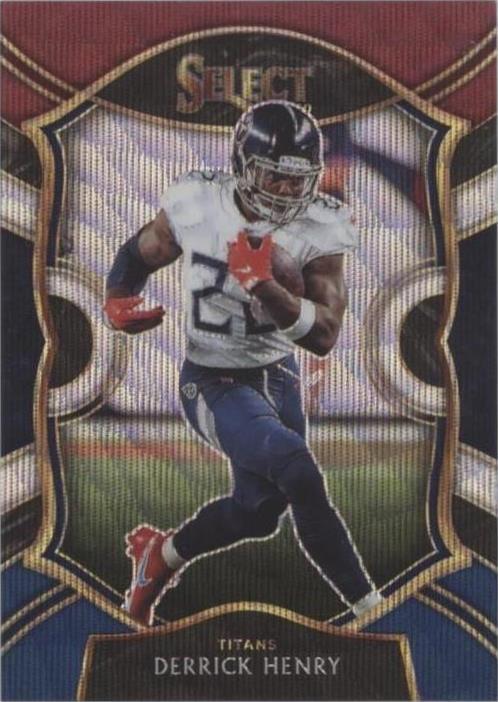 2020 Panini Select - Concourse Derrick Henry #41 Tri-Color Prizm /199 ...