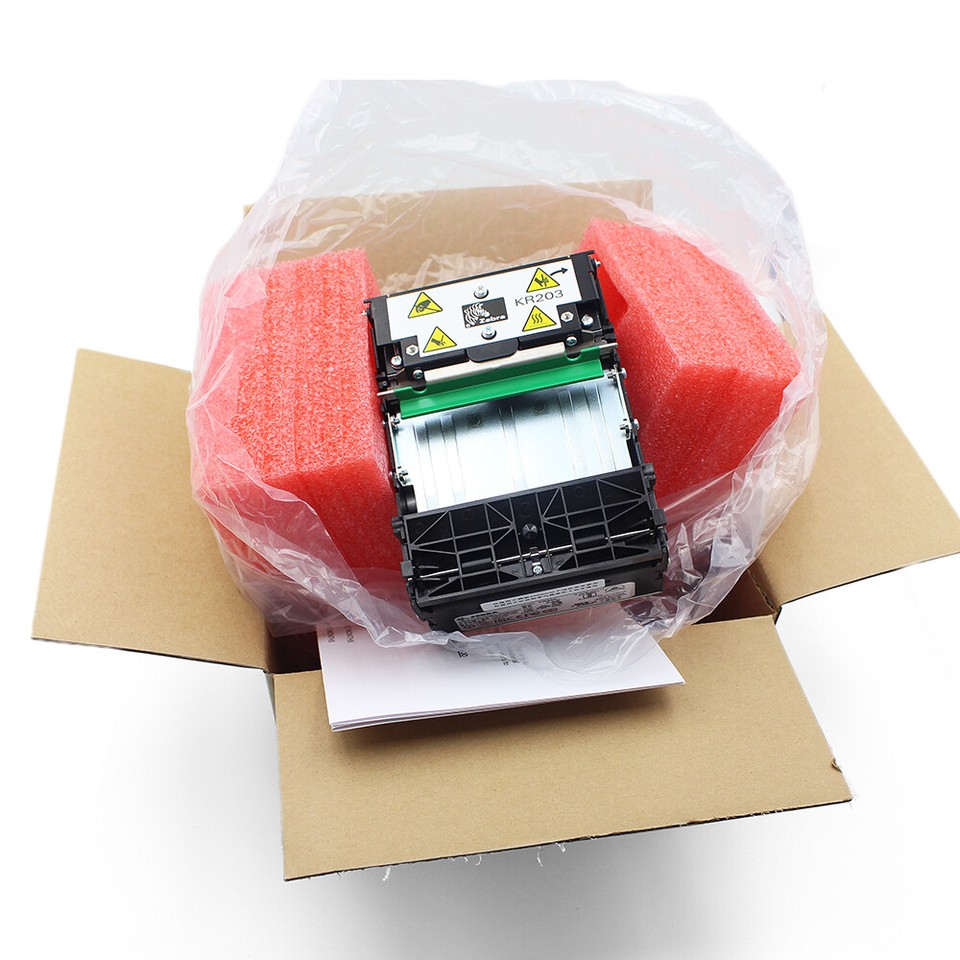 New Original Zebra KR203 Direct Thermal POS Receipt Ticket Printer ...
