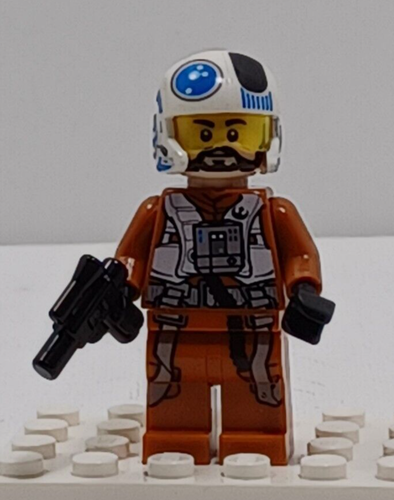 LEGO Minifigure Resistance Pilot X-wing Temmin Snap Wexley sw0705 Star ...