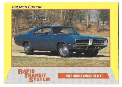 1969 DODGE CHARGER PROTOTYPE CARD RTSP1 RAPID TRANSIT SYSTEM #2078/2500 ...