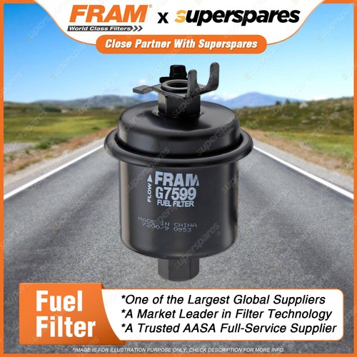 1 x Fram Fuel Filter - G7599 Refer Z463 Height 112mm Outer/Can Diameter ...