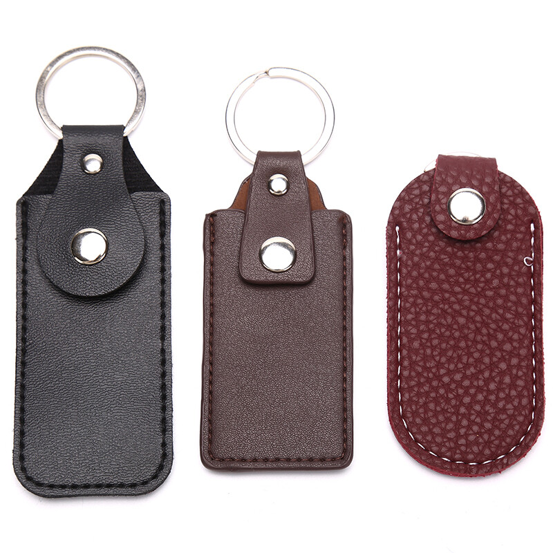 USB Case Protective Bag Portable Pocket Leather Key Ring for Usb Flash ...