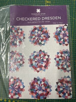 Checkered Dresden Quilt pattern | eBay Australia