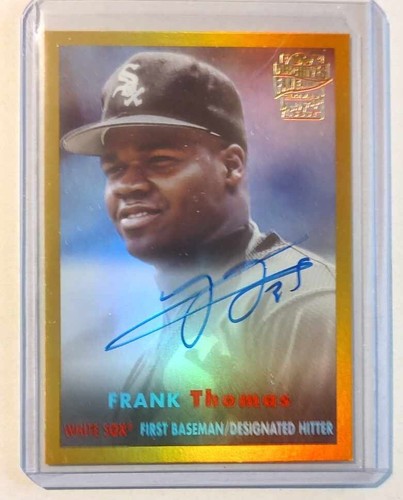 2024 Topps Archives Frank Thomas Autograph Gold /50 Chicago White Sox ...