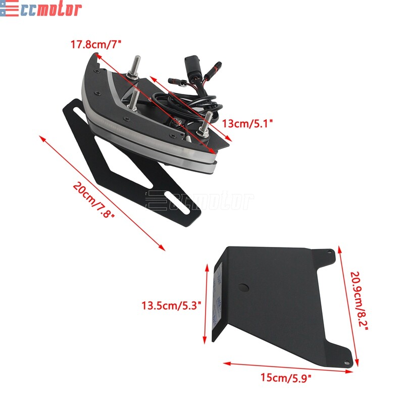 For BMW F900R F900XR Fender Eliminator Kit W/ LED Brake Turn License ...