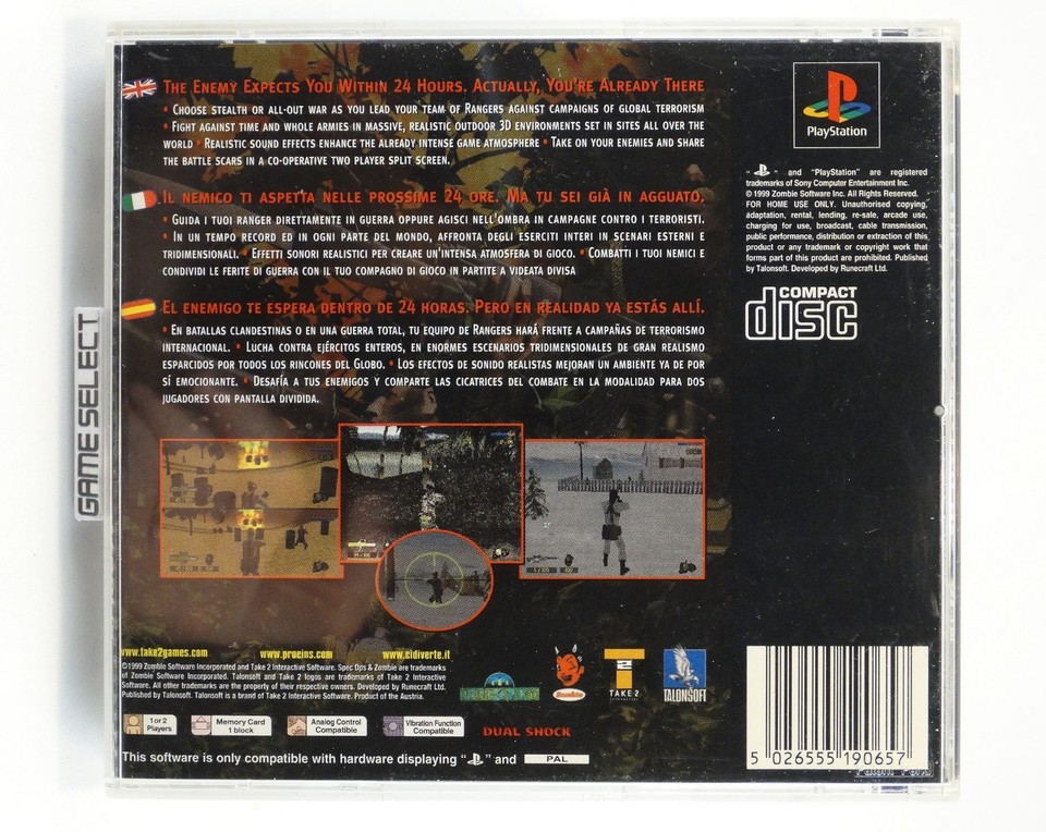 SPEC OPS STEALTH PATROL PLAYSTATION 1 PS1 PS2 PS3 PAL ESP | eBay.de