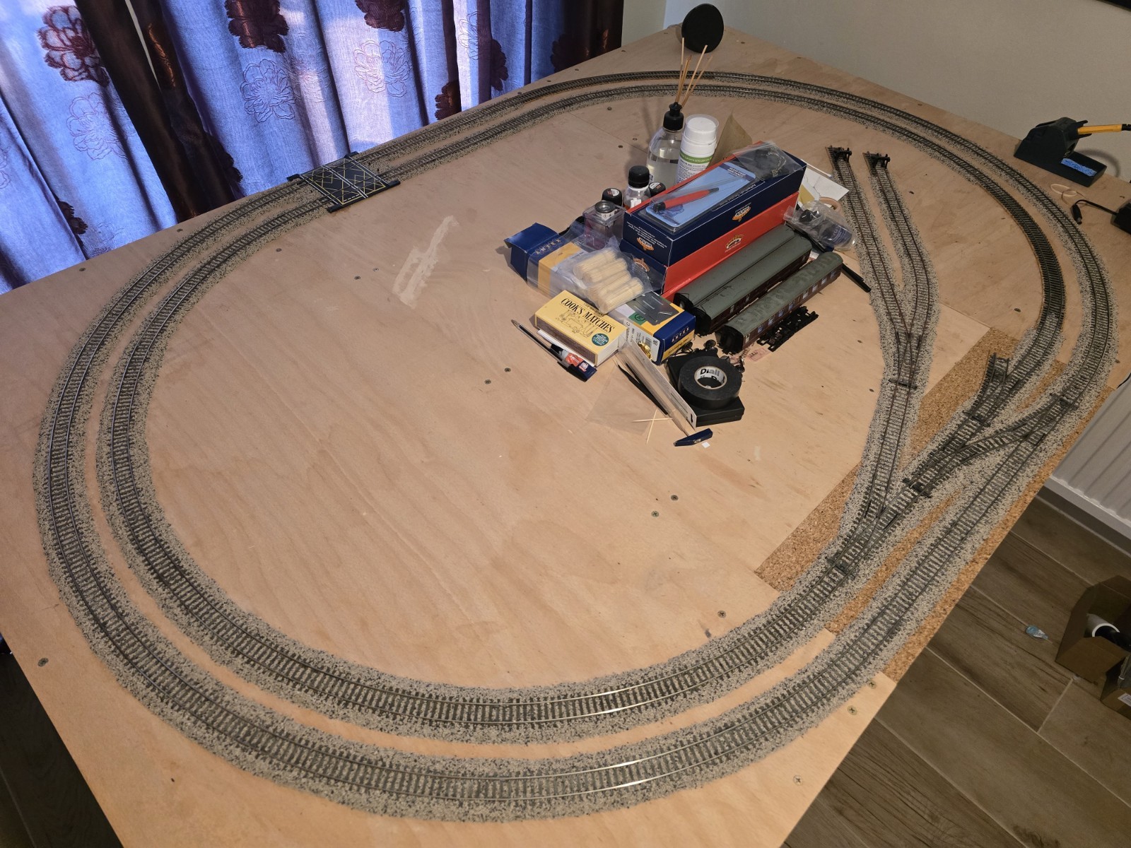 HORNBY Digital Train Set Layout - Multi Track with 2 sidings | eBay UK