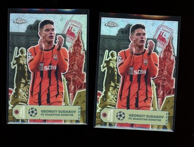 Georgiy Sudakov 2024-25 Topps Chrome UCC #FD-22 Final Destination (2 ...