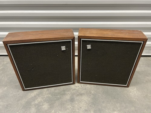 Vintage Set of AKAI SW-50 Portable Speakers ~ Wooden ~ Wall Hanging ...
