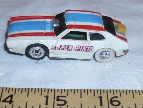 TYCO PRO SUPER PINTO CAR HO SLOT CAR 1973 IN RED, WHITE & BLUE | eBay