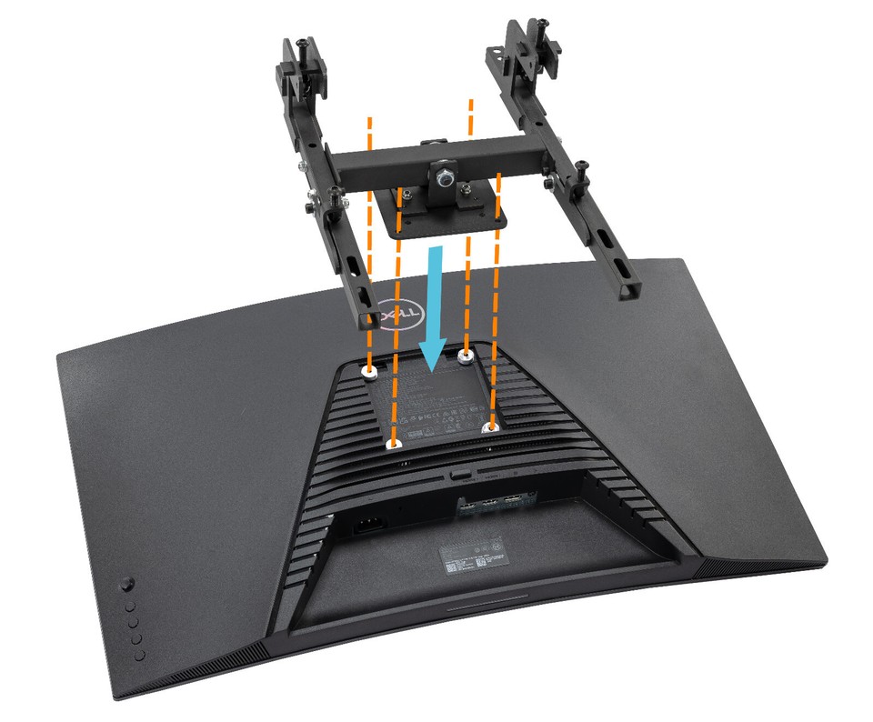 SimFab Triple Monitor Stand for Sim Racing and Flight Simulation, 24 ...