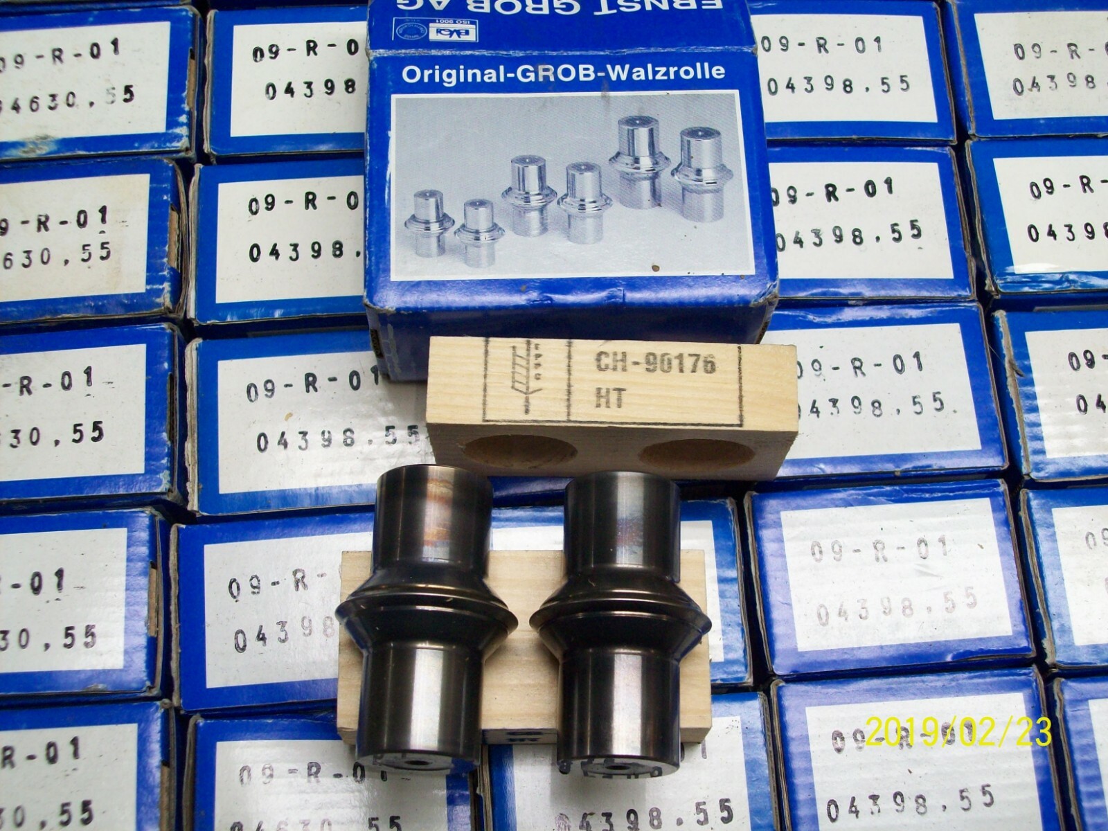 NEW GROB COLD ROLLED 09-R-01 SPLINE ROLLER 04630,55 4630-55(-) 1 PAIR ...
