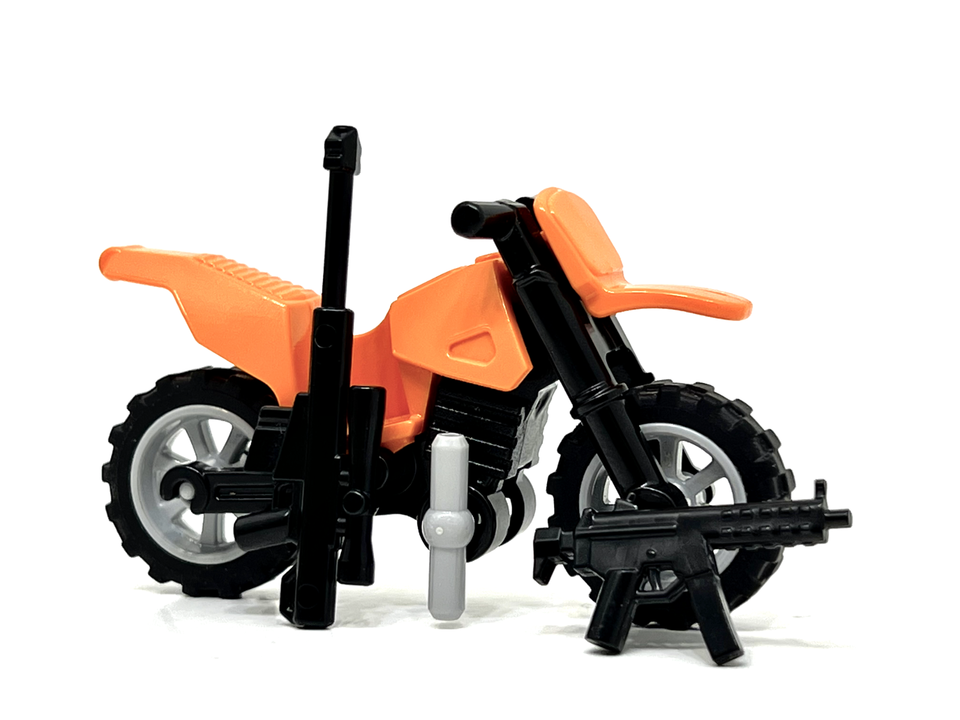 LEGO Brickmania Modern Warfare/Military/SWAT/Minifigure w/ Motorcycle ...