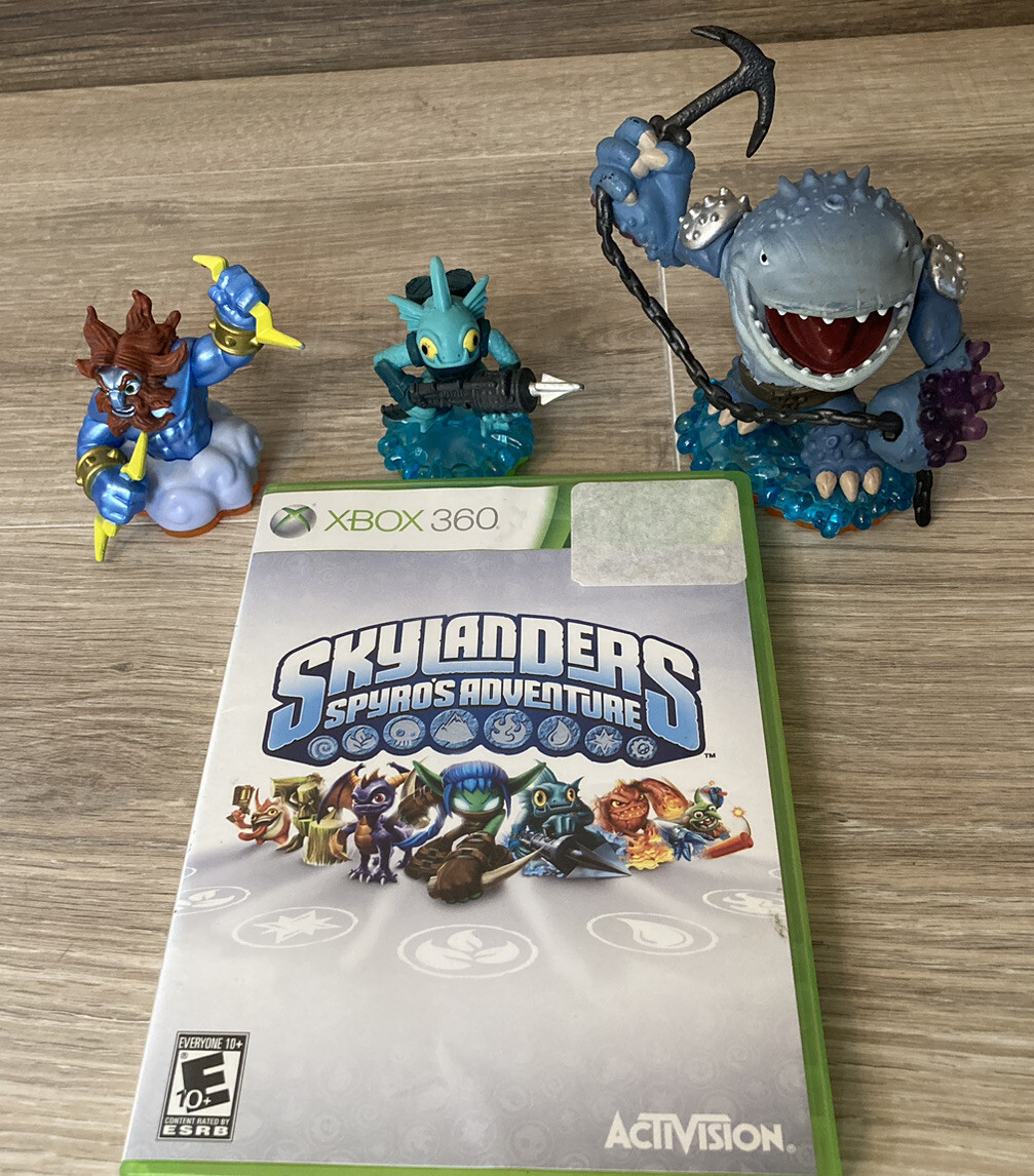 Skylanders Spyros Adventure Microsoft Xbox 360 Manual 4 Figures | eBay