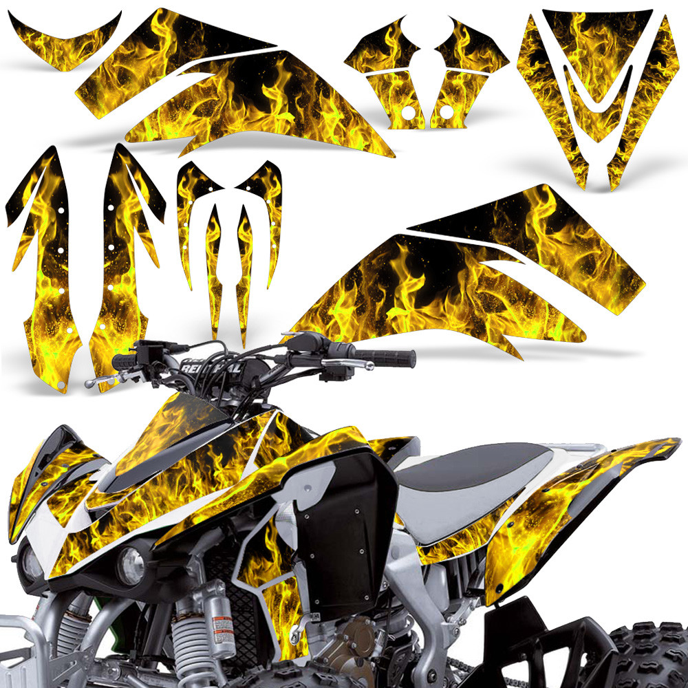 ATV Graphic Quad Decals Stickers For Kawasaki KFX450R 2008-2015 ICE Y ...