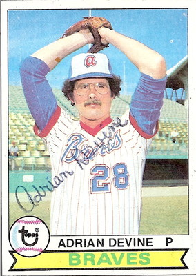 ADRIAN DEVINE 1979 TOPPS AUTOGRAPHED CARD, BRAVES !! | eBay