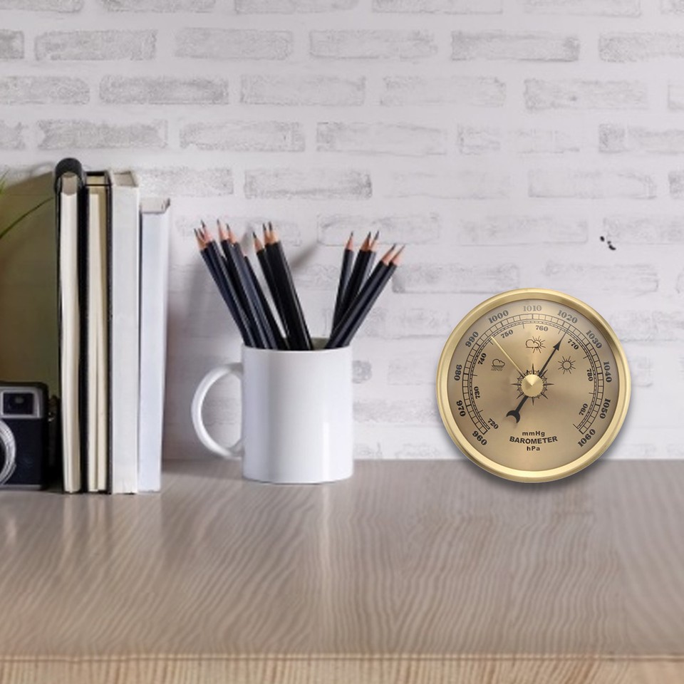 Wall Mounted Barometer Thermometer Hygrometer 3-in-1 Home Weather ...