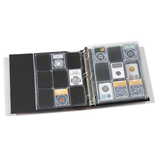 LIGHTHOUSE VARIO 3-RING VINTAGE BINDER FOR STAMP, CURRENCY, OR COIN ...