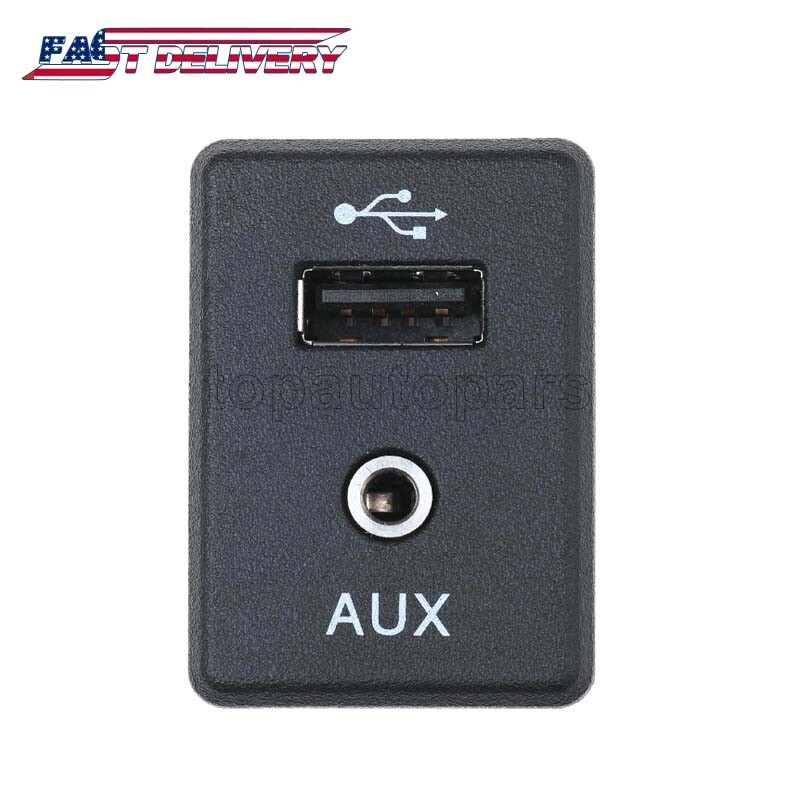 Audio Auxiliary Jack USB Port Fits for 2013-2019 Nissan Altima Rogue ...
